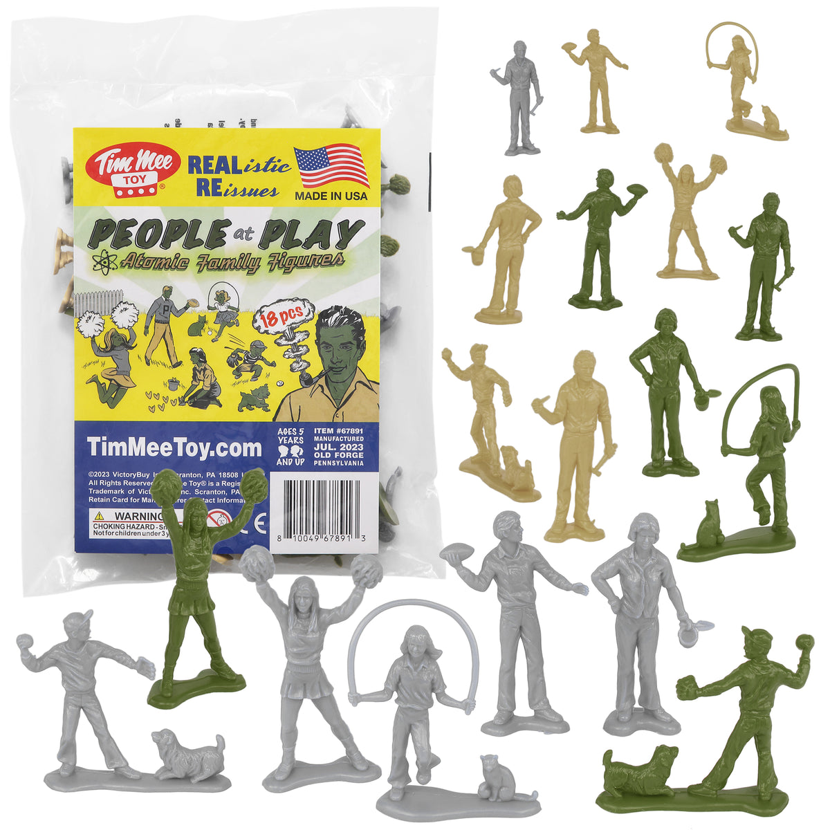 Tim Mee PEOPLE Play Figures Army Toy Colors 18pc Playset – BMC Toys