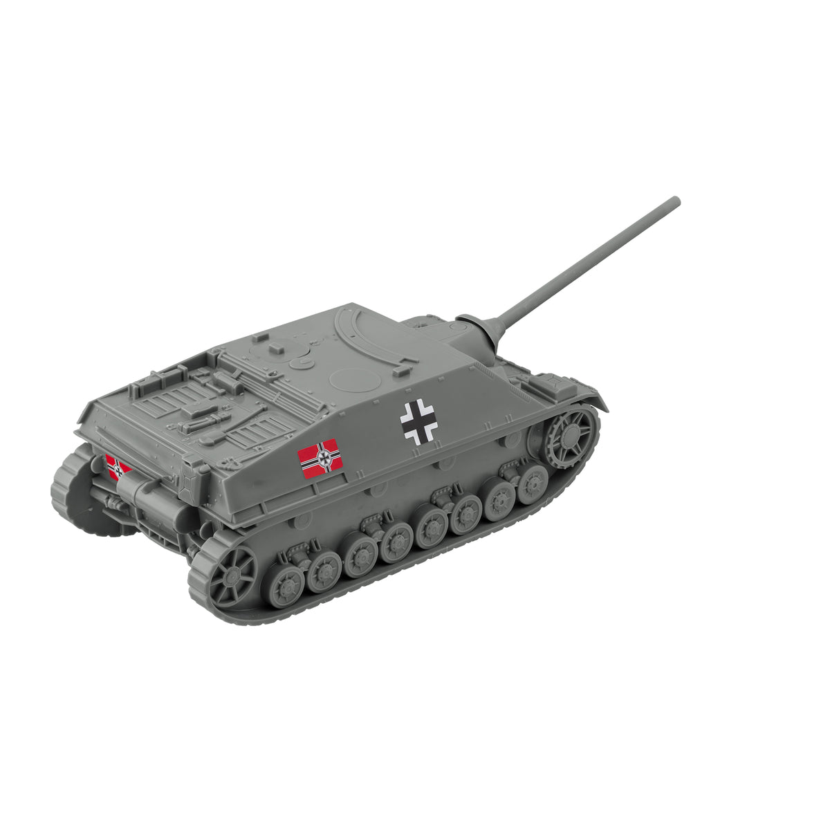 BMC WW2 German Jagdpanzer Tank Destroyer - Gray Plastic Army Vehicle ...